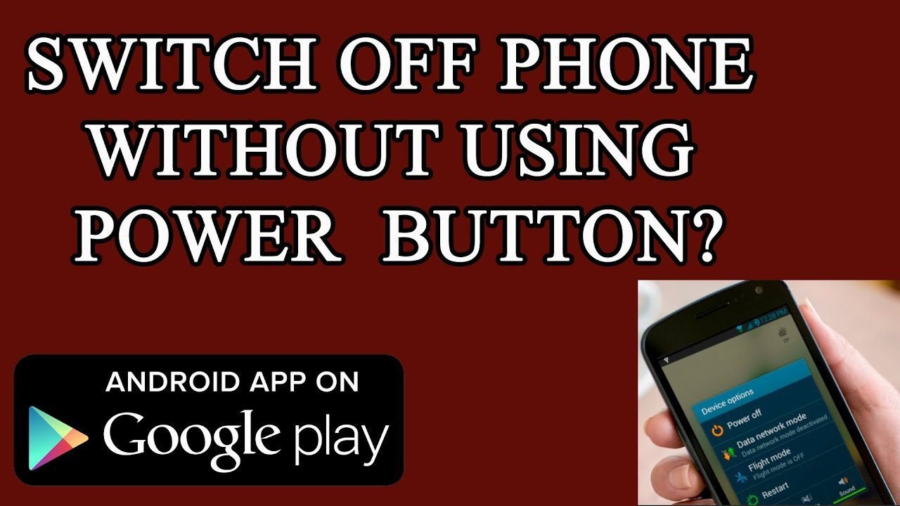 How to Turn Off a Phone Without a Power Button on Samsung