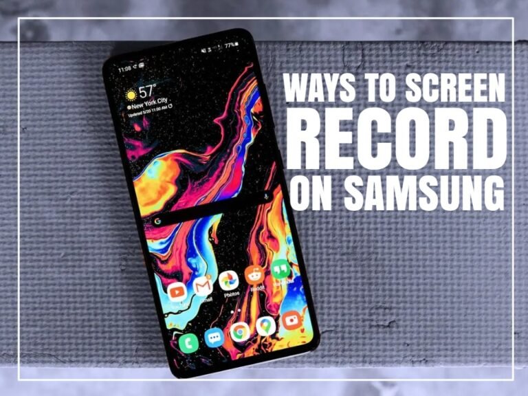 How to Screen Record on Your Samsung Phone